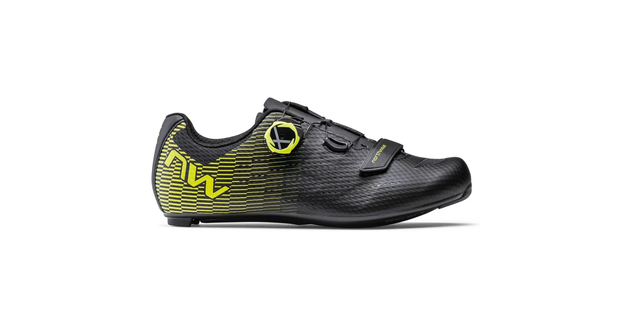 NORTHWAVE Storm Carbon 2 kerékpáros cipő - sárga - 45