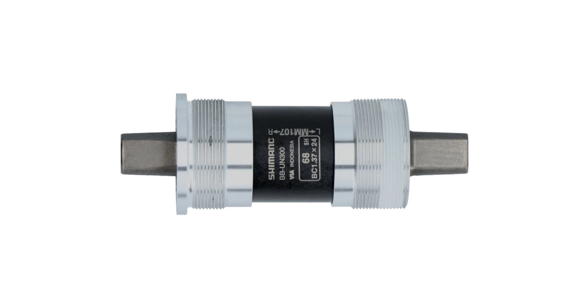SHIMANO kerékpár monoblokk, középcsapágy, acél - 107 mm