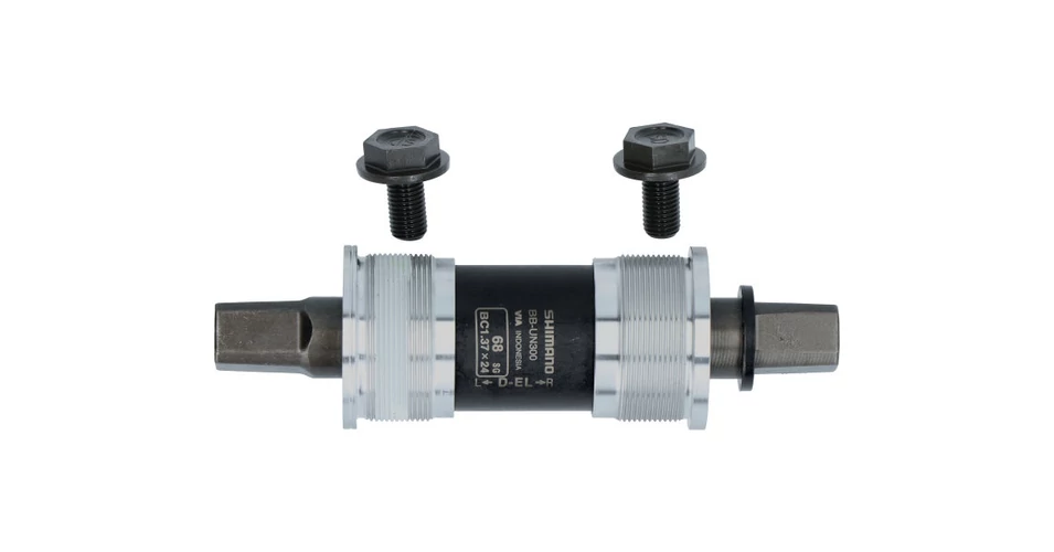 SHIMANO kerékpár monoblokk, középcsapágy, acél - 127 mm